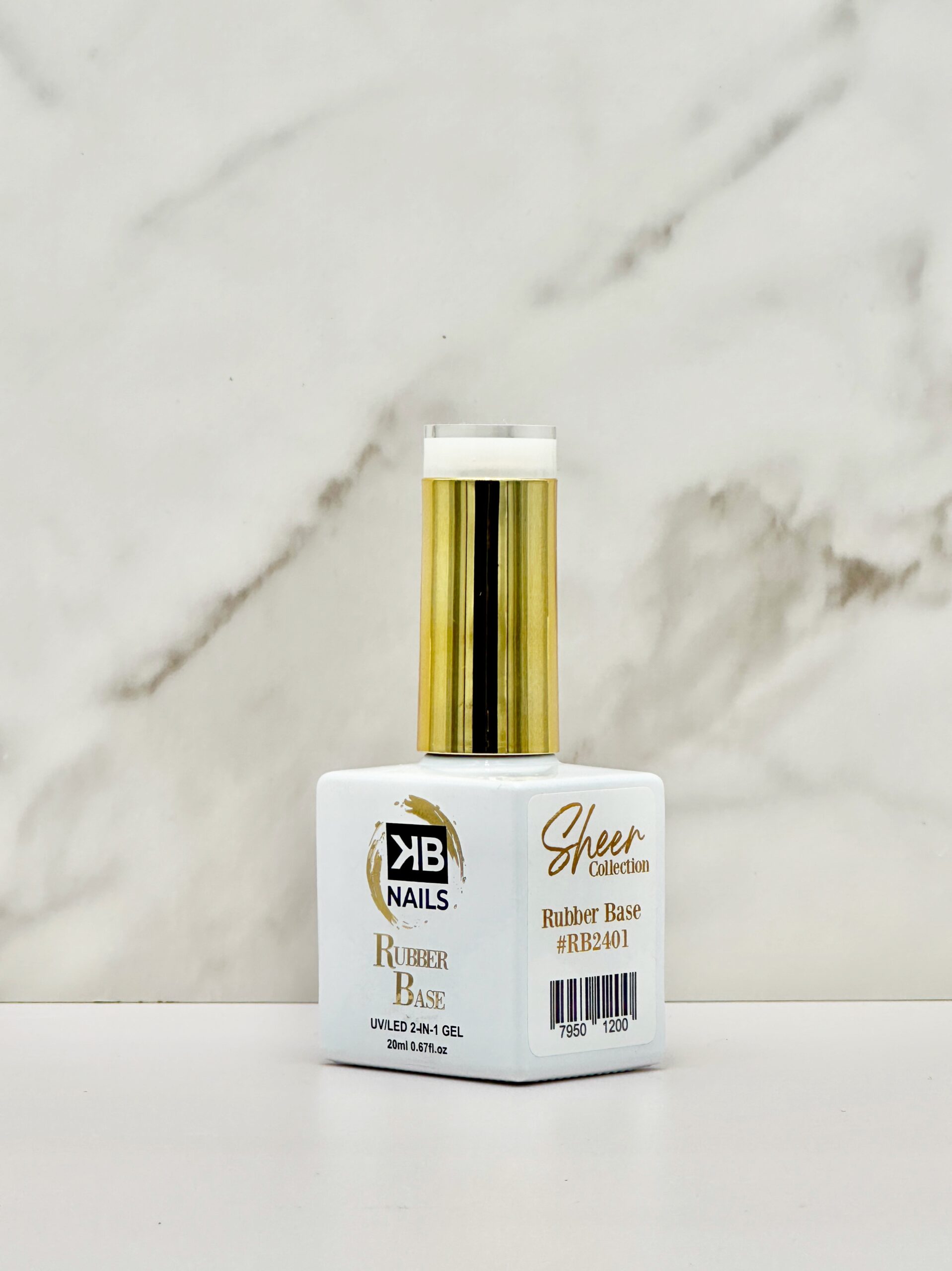 KB Nails Rubber Base 20 ml - Sheer Collection - My WordPress